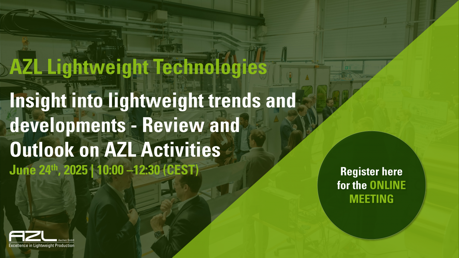 AZL Online Meeting “Insight into lightweight trends and developments ...